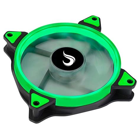 Cooler Fan Risemode 120mm Led Verde