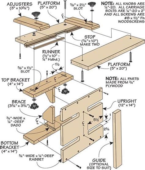 Plunge Router Mortising Jig Woodworking Jig Plans Woodworking Plans