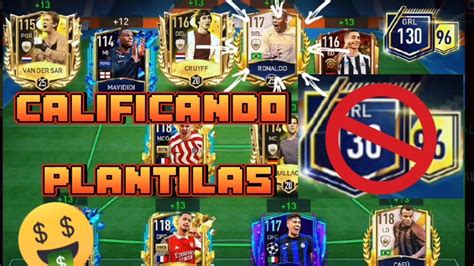 CALIFICANDO PLANTILLA DE SEGUIDORES Fifa Mobile YouTube