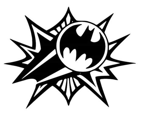 Bat Signal Batman Home Office Vinyl Wall Door Art Decal Etsy