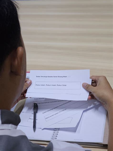 Sebelum Hantar Borang Nikah Sedia Nak Jawab Soalan Ini