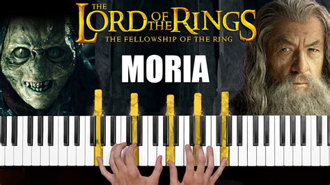 Moria Theme Dwarrowdelf Lotr Video Cover Pianotify