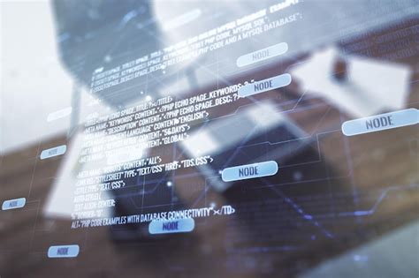 premium photo abstract creative coding illustration and modern