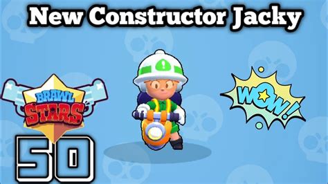 Constructor Jacky Jackys New Skin Brawl Stars Gameplay