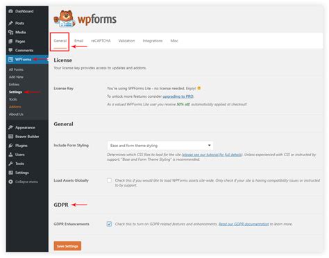 styling checkbox radio acceptance controls in wpforms styler module