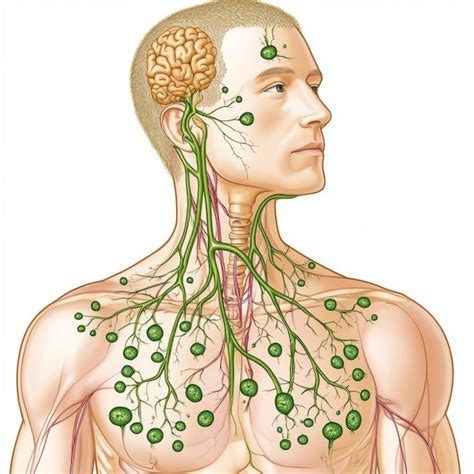 Lymphatic System Diagram Lymph Nodes Vessels Detailed Anatomy