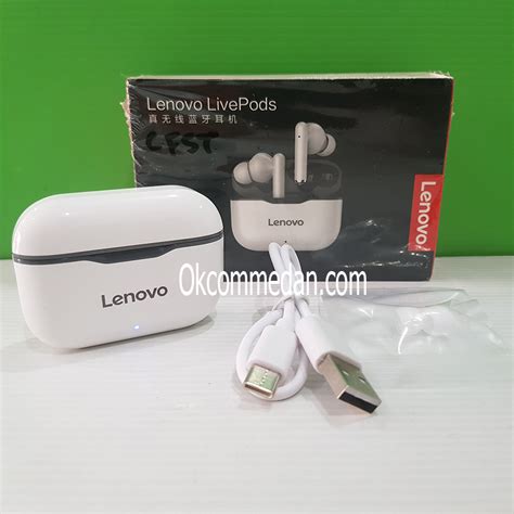 Lenovo Earphone Bluetooth Tws Livepods Lp Ok Computer