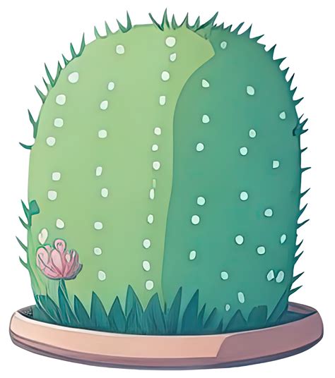 Cute Cactus Illustration 24513000 Png