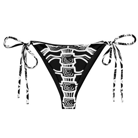 Dead Men Tell No Tails Recycled String Bikini Bottom Finfolk Productions