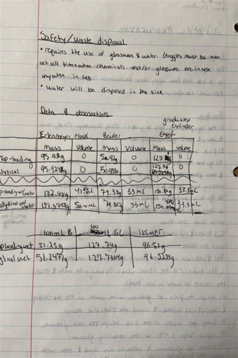 Lab 2 Lab Notebook CHEM 120 Studocu