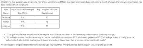 Solved Pts For This Question You Are Given A New Chegg Com