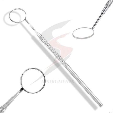 Dental Mirror With Handle Dental Stainless Steel Dentist Tools For