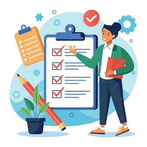 Premium Vector Task Checklist Clipboard With To Do List Checkmark