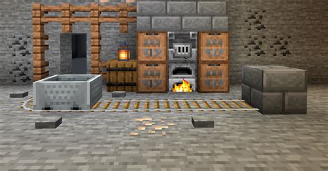 Underground Minecart Unloading Area