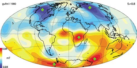 Patches Identification In The Radial Geomagnetic Field Of 1980 From Download Scientific Diagram