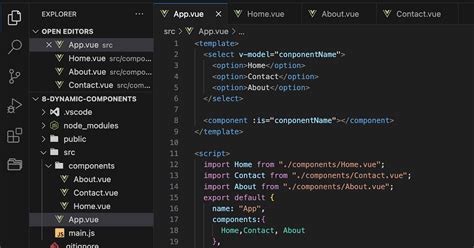 Vue Dynamic Components