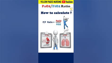 P F Ratio Pao2 Fio2 Ratio Youtube
