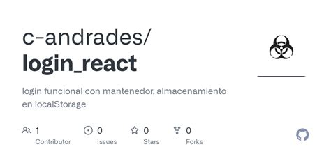 Github C Andradesloginreact Login Funcional Con Mantenedor