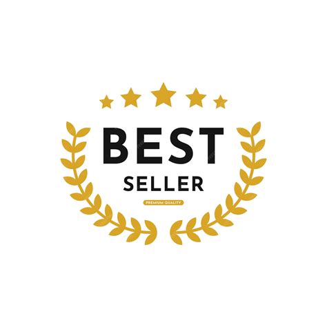 Premium Vector Best Seller Badge Logo Design Template