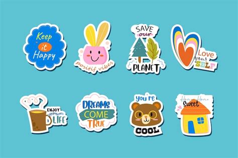 Premium Vector Sticker Hand Drawn Doodle Coloring Vector Premium Vector