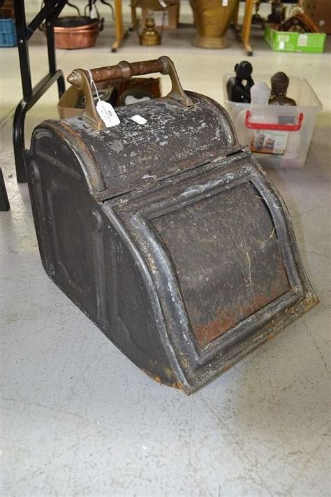 Antique Coal Scuttle From England Structural Fireplace Accessories