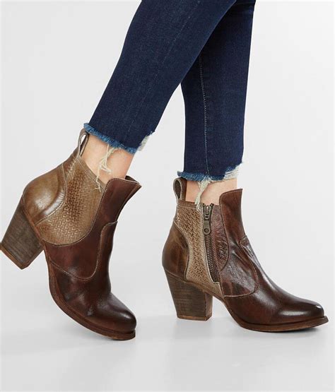 Roan By Bed Stu Charleston Leather Ankle Boot Womens Shoes In Teak