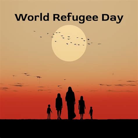 Premium Psd World Refugee Day International Immigration World Day Of