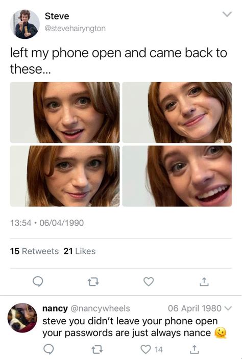 Stancy Social Media Au Stranger Things Steve Stranger Things Joe