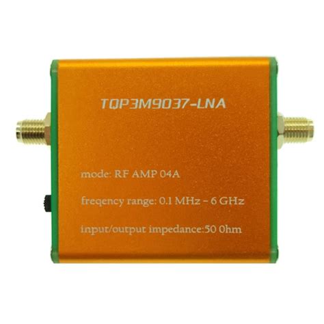 K Ghz All Band Amplifier HF FM VHF UHF RF Preamplifier High Linearity Ultra Low Noise Gain