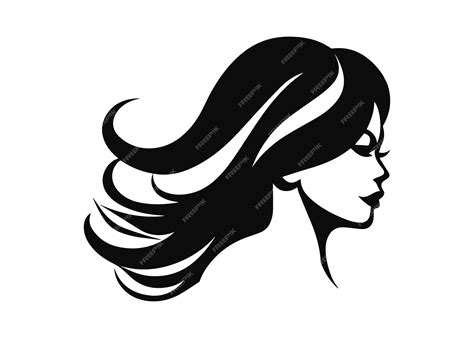 Woman Face And Hair Logo Vector Illustration Premium Ai Generated Vector