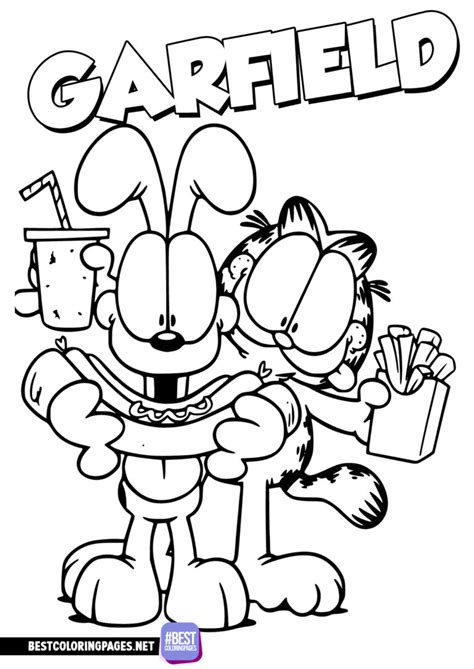 Garfield Coloring Pages