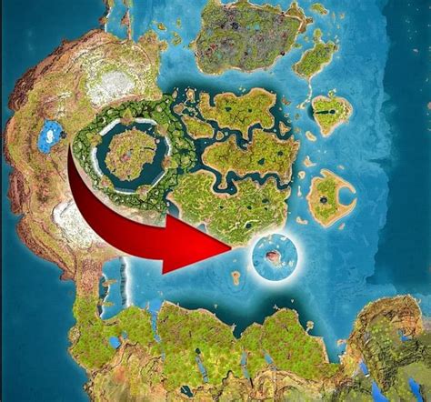 Ark Survival Ascended The Center Resource Map Best Locations For All