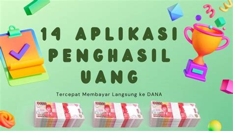 Aplikasi Penghasil Uang Rp Ribu Perhari Tercepat Membayar Langsung Ke DANA Tribunkaltim Co