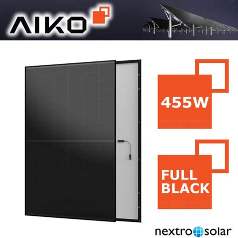 Aiko MAH54Mb 455Wp Neostar 2S monofazial Fullblack - Photovoltaik Nextro Solar