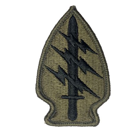 Special Forces Sew On Patch Subdued Od Green