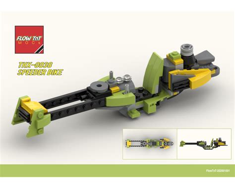 Lego Moc Thx 0038 Speeder Bike By Flowtnt Rebrickable Build With Lego