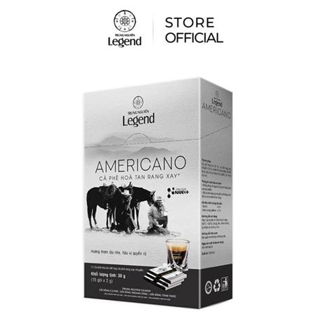 TRUNG NGUYÊN LEGEND CÀ PHÊ AMERICANO HÒA TAN HỘP GÓI GR Lazada vn