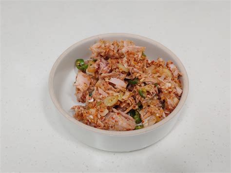 참치캔요리참치무침 레시피