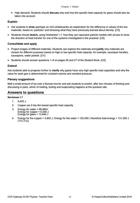 Ocr Gateway Gcse 9 1 Physics Teacher Pack By Collins Issuu