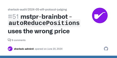 Mstpr Brainbot Autoreducepositions Uses The Wrong Price Issue