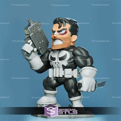 Chibi Stl Collection Punisher Chibi Specialstl