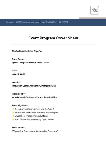 Free Awards Program Template To Edit Online