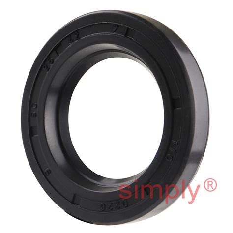 25x42x7mm Nitrile Rubber Single Lip Rotary Shaft Oil Seal With Garter