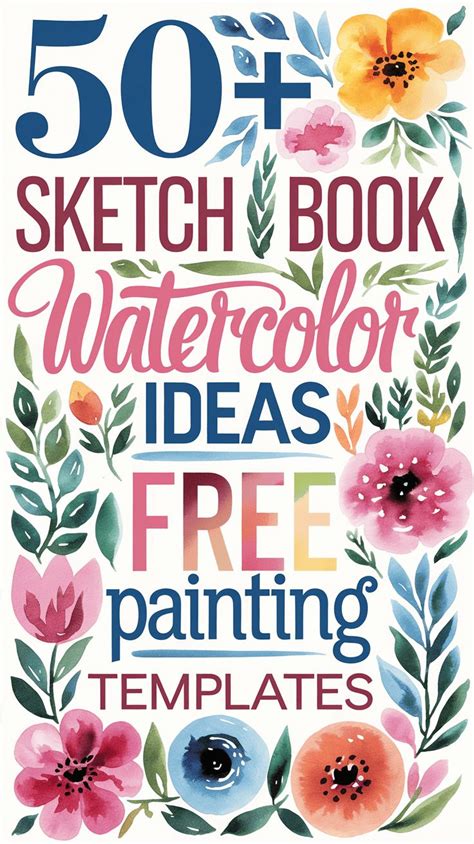 50 Easy And Creative Watercolor Ideas For Your Sketchbook Diy