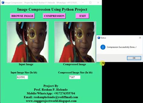 Image Compression Using Python Project With Source Code Python Code For Image Compression