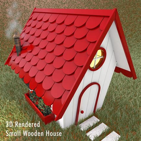 Small Wooden House Premium Psd