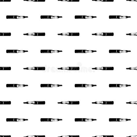 Smoking Electric Cigarette Pattern Seamless Vector Stock Vector Illustration Of Atomizer