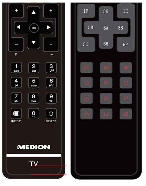 Gelöst Ir Hex Codes Medion Md31279 Medion Community
