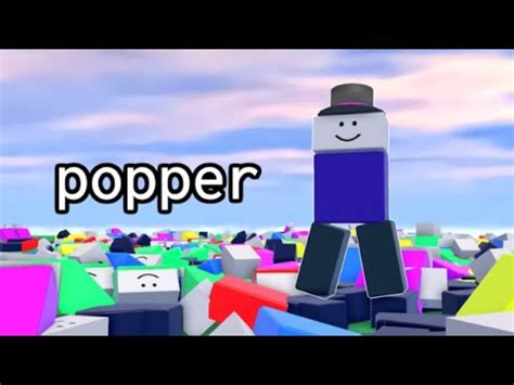Playing Popper In Roblox Youtube