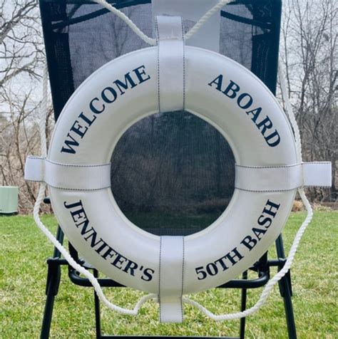 Uscg Approved Ring 4 Sided Customization The Paradise Decor